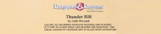 The Thunder Rift LFG | Roll20: Online virtual tabletop