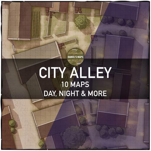 City Alley | Roll20 Marketplace: Digital goods for online tabletop gaming