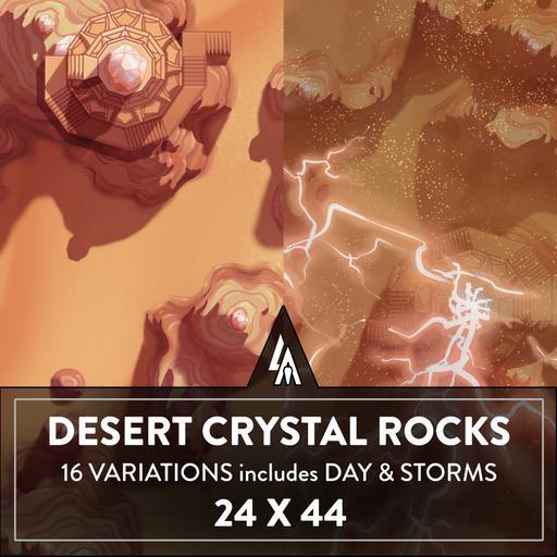 Desert Crystal Rocks | Roll20 Marketplace: Digital goods for online tabletop gaming