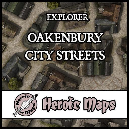 Heroic Maps - Explorer: Oakenbury City Streets | Roll20 Marketplace: Digital goods for online ...