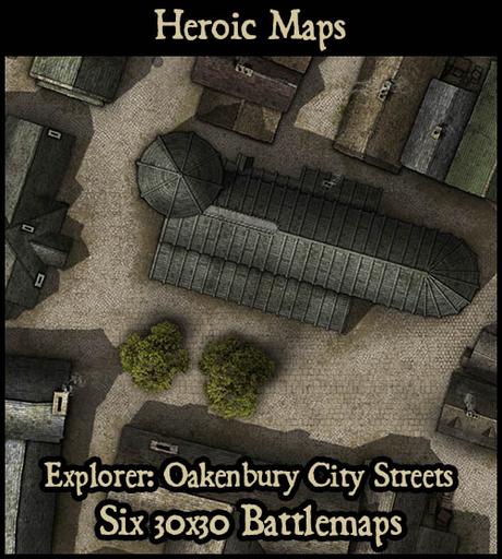 Heroic Maps - Explorer: Oakenbury City Streets | Roll20 Marketplace ...