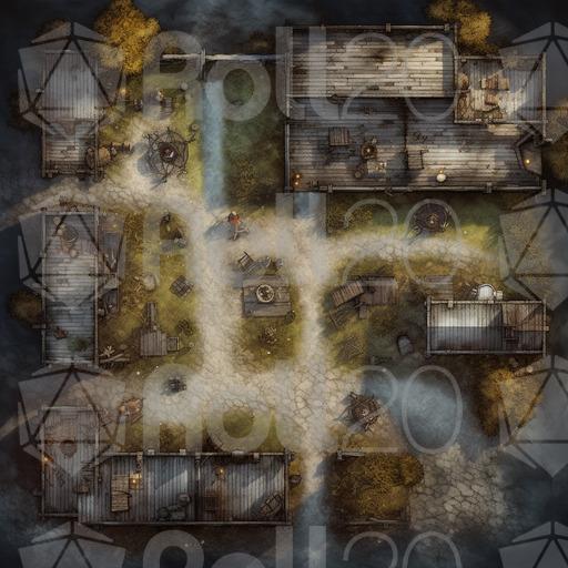 Human Village 1 - Map Pack | Battlemaps | Roll20 Marketplace: Digital ...