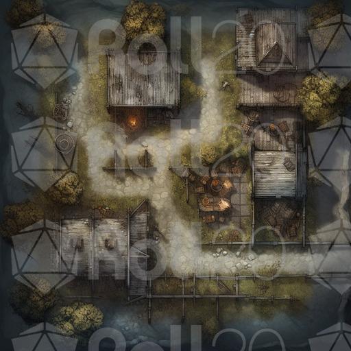 Human Village 1 - Map Pack | Battlemaps | Roll20 Marketplace: Digital ...