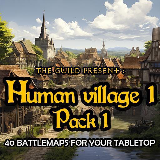 Human Village 1 - Map Pack | Battlemaps | Roll20 Marketplace: Digital ...