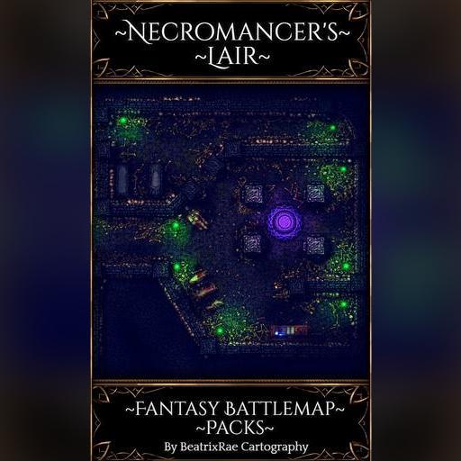 Necromancer's Lair 40x30 | Roll20 Marketplace: Digital goods for online ...