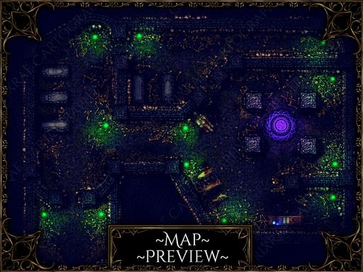 Necromancer's Lair 40x30 | Roll20 Marketplace: Digital goods for online ...