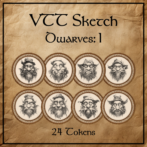 VTT Sketch - Dwarves: I | Roll20 Marketplace: Digital goods for online ...