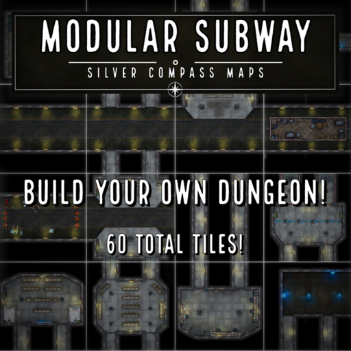 Modular Subway | Build your own dungeon | Roll20 Marketplace: Digital ...