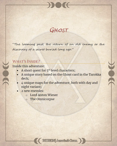 The Ghost | Roll20 Marketplace: Digital goods for online tabletop gaming