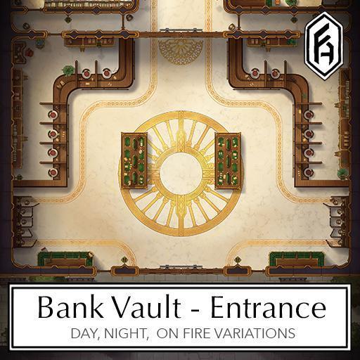 Bank Vault Arrivals Hall | Roll20 Marketplace: Digital goods for online ...