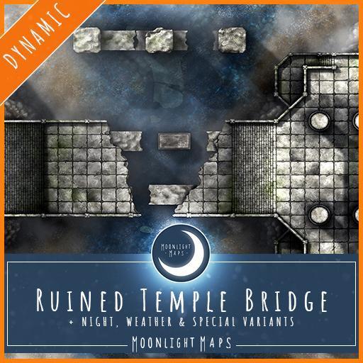 Dynamic | Ruined Temple Bridge | Roll20 Marketplace: Digital goods for ...