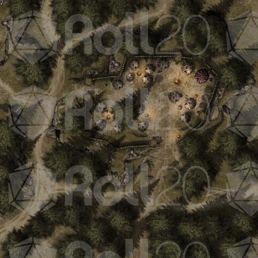Heroic Maps - Day & Night: Blackfire Woods Orc Camp | Roll20 ...