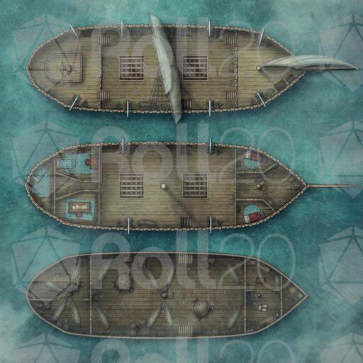 Sailing Ship | Roll20 Marketplace: Digital goods for online tabletop gaming