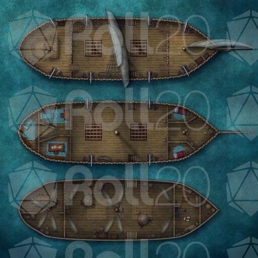 Sailing Ship | Roll20 Marketplace: Digital goods for online tabletop gaming