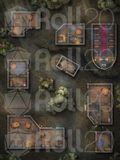 Ruined Village | Roll20 Marketplace: Digital goods for online tabletop gaming