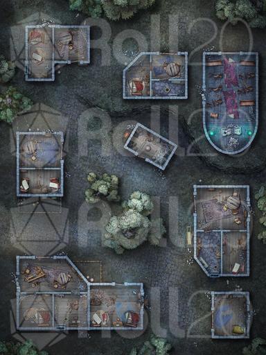 Ruined Village | Roll20 Marketplace: Digital goods for online tabletop gaming
