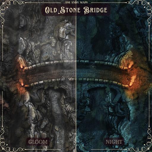 DM Andy Maps - Old Stone Bridge | Roll20 Marketplace: Digital goods for ...