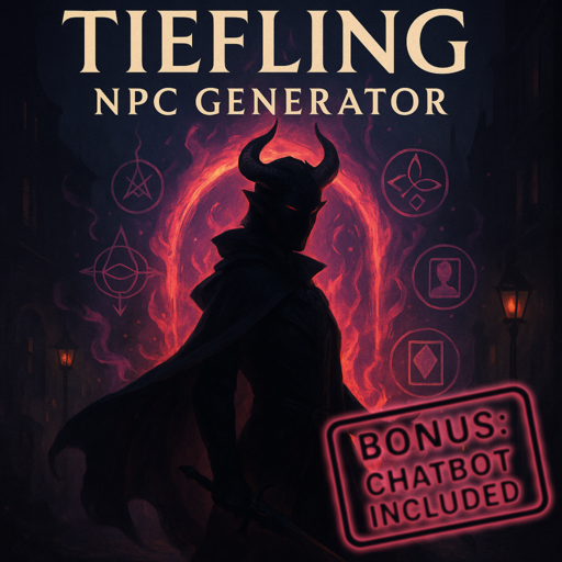 NG | NPC Generator Tiefling | Roll20 Marketplace: Digital goods for ...