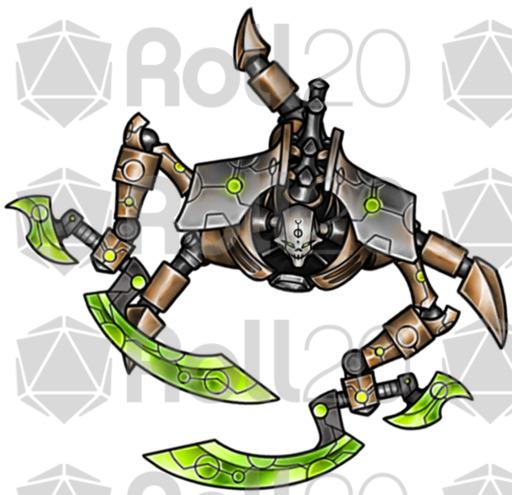 Techlanders - Necrobot Blademaster Pack | Roll20 Marketplace: Digital ...