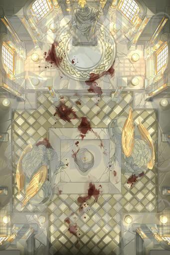 Imperial Grand Hall - Battle Map | Roll20 Marketplace: Digital goods ...