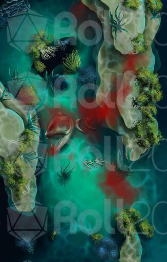 Underwater Cave Battle Map | Roll20 Marketplace: Digital goods for ...