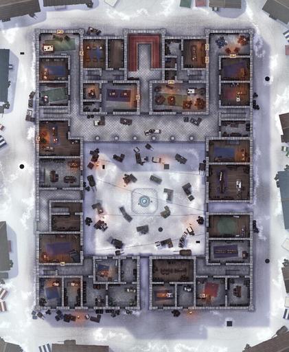 Royal Exchange – 4 Level Indoor Market Battle Map (12 Variants) | D&D ...