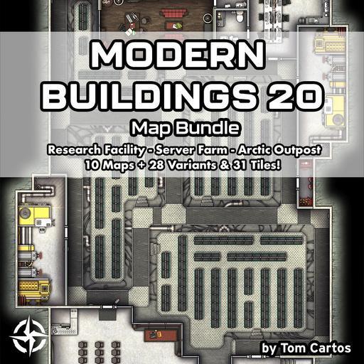 Modern Buildings 20 Map Pack | Roll20 Marketplace: Digital goods for ...