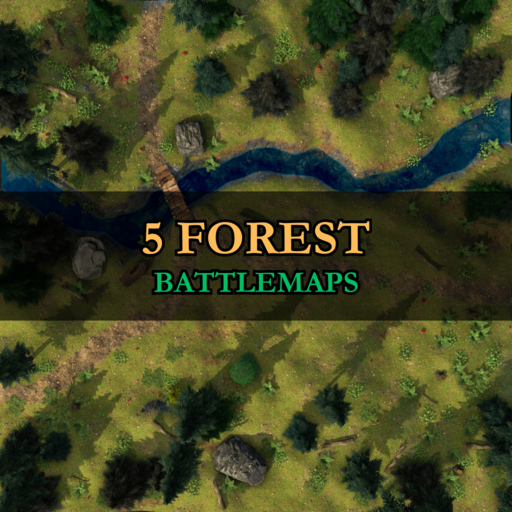 Forest Encounters Map Pack – 5 Battlemaps for DnD & TTRPGs | Roll20 Marketplace: Digital goods ...
