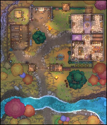 Warrior's Hall: A Homestead Base for Martial Adventurers | Roll20 ...