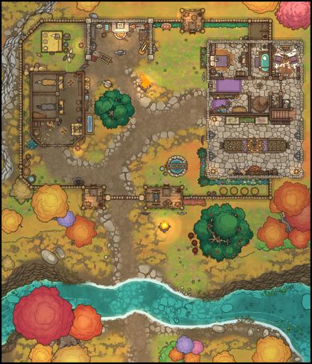 Warrior's Hall: A Homestead Base for Martial Adventurers | Roll20 ...