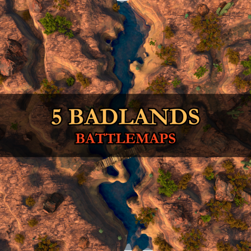 Badlands Encounters Map Pack – 5 Battlemaps for DnD & TTRPGs | Roll20 ...