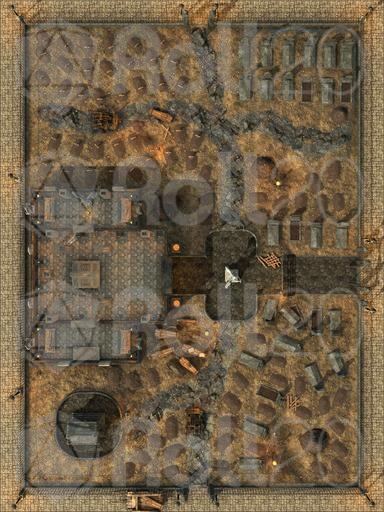 Graveyard Battlemap | 30x40 | Day & Night Variants | Halloween Battle Map | Roll20 Marketplace ...