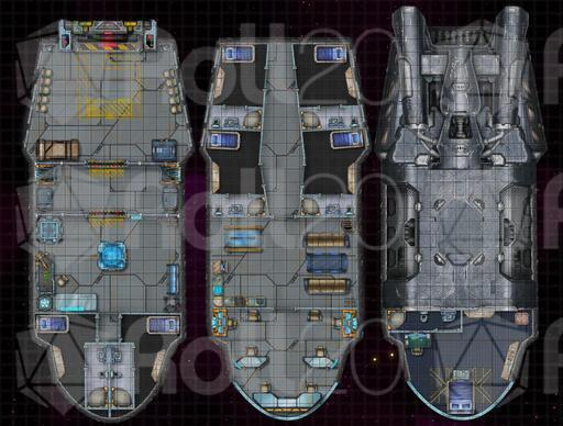 Scout Class Ship Map Pack | Roll20 Marketplace: Digital goods for ...