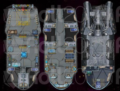 Scout Class Ship Map Pack | Roll20 Marketplace: Digital goods for ...