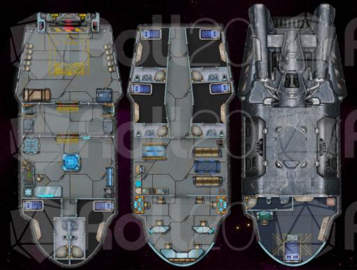 Scout Class Ship Map Pack | Roll20 Marketplace: Digital goods for ...