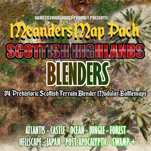 Meanders Map Pack: Highlands Blenders | Roll20 Marketplace: Digital ...