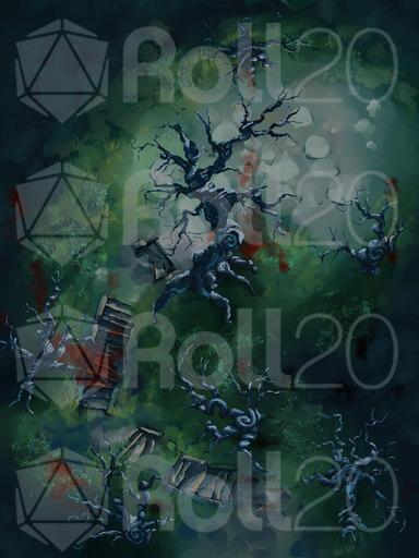 Spooky Forest Battle Map | Roll20 Marketplace: Digital goods for online ...