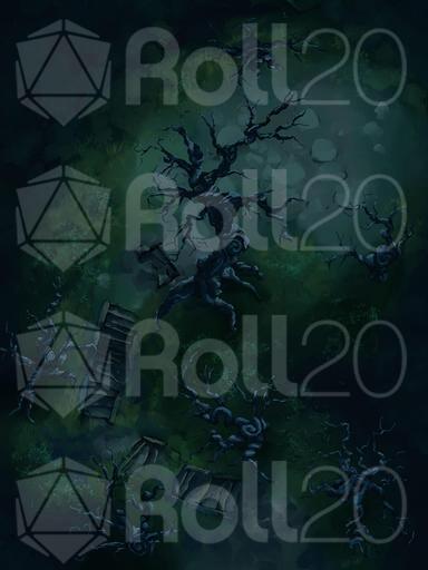 Spooky Forest Battle Map | Roll20 Marketplace: Digital goods for online ...