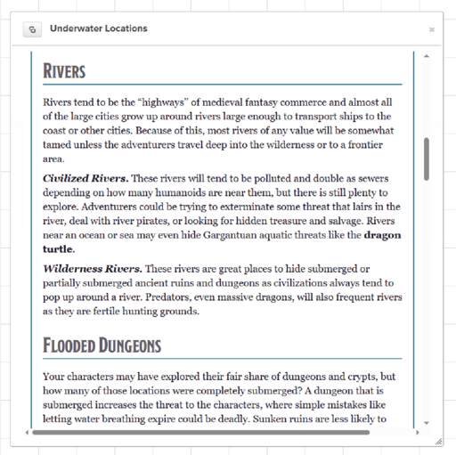 Underwater Campaigns | Roll20 Marketplace: Digital goods for online ...