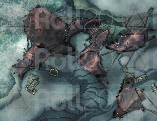 City of RUIN - Dock Ascent Battlemap | Roll20 Marketplace: Digital ...