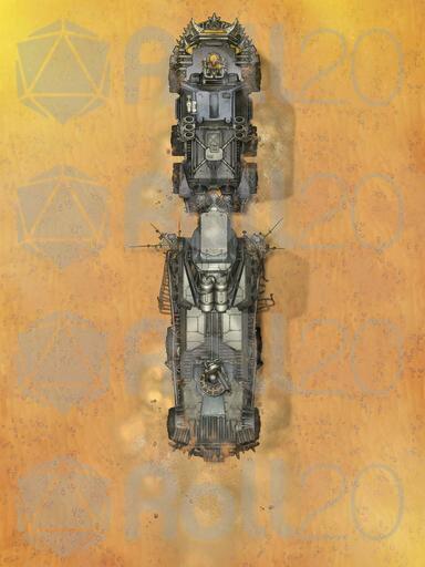 War Rig Car Battle - 13 Phased Battlemap | Roll20 Marketplace: Digital ...