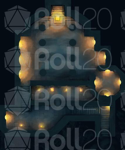 Royal Crypt Battle Map | Roll20 Marketplace: Digital goods for online ...