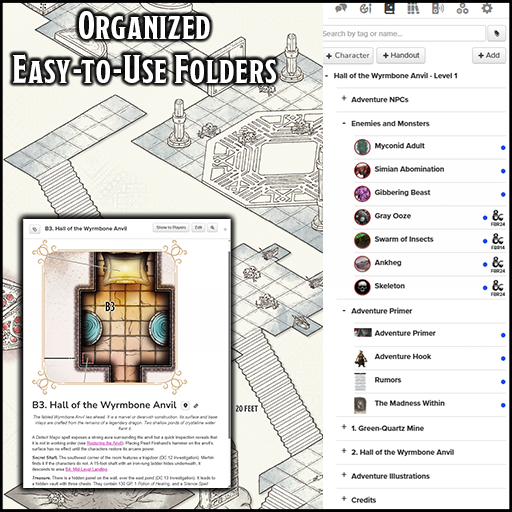 Hall of the Wyrmbone Anvil - Level-1 Adventure | Roll20 Marketplace ...