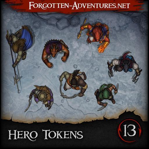 Hero Tokens - Pack 13 | Roll20 Marketplace: Digital goods for online ...