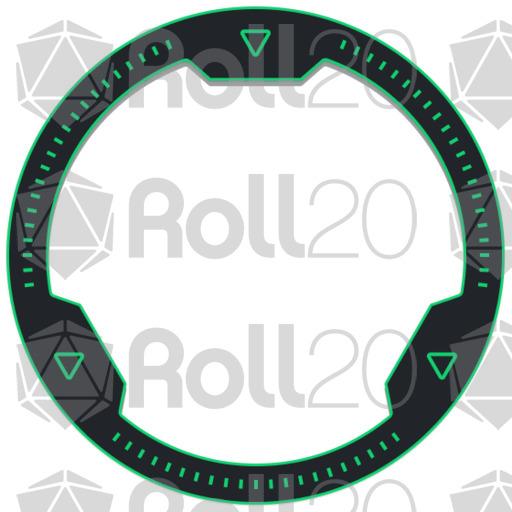 Virtual Token Borders 2 - Cyberpunk themed token border collection ...