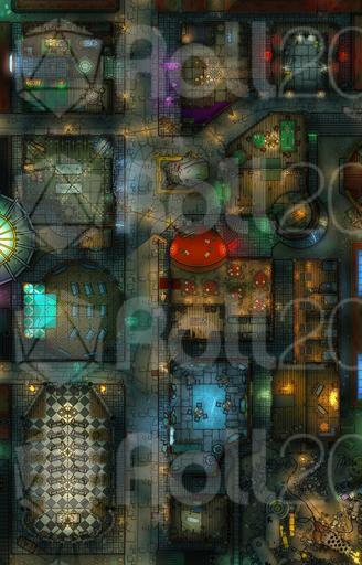 Lower Sharn, Callestan & Fallen Districts | Roll20 Marketplace: Digital ...
