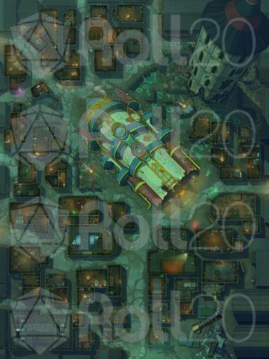 Lower Sharn, Callestan & Fallen Districts | Roll20 Marketplace: Digital ...