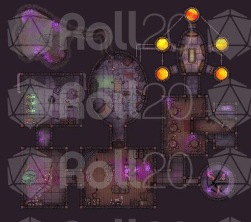 Sharn: Cogs & Underlevels Map Pack | Roll20 Marketplace: Digital goods ...