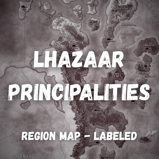 Lhazaar Principalities – Regional Map + Regalport Battlemap | Roll20 ...