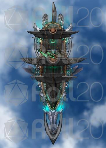 Frigid Gale The Phantom Airship - 10 Varation Battlemap Pack | Roll20 ...